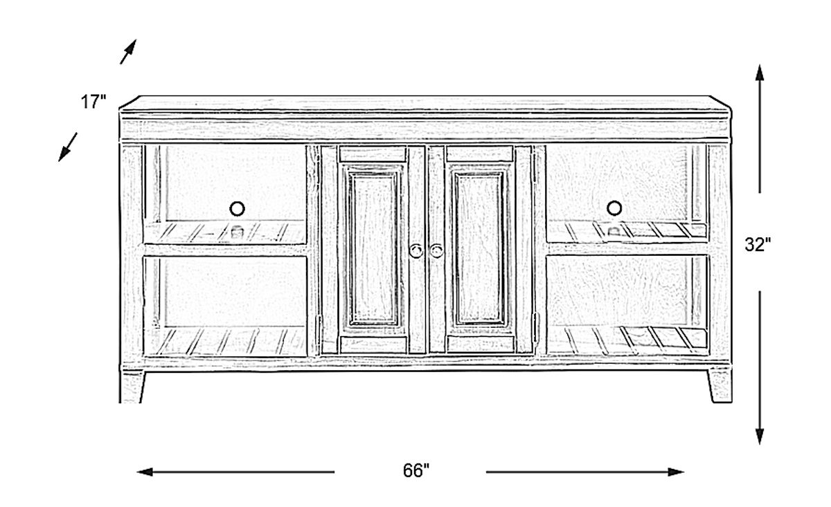 Darby Brook Light Gray Console | Rooms to Go
