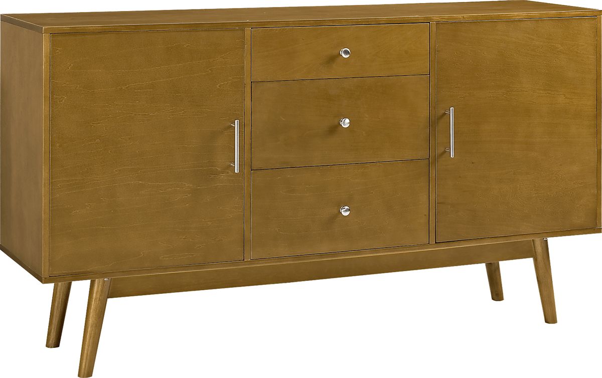 Darcy Brown Dark Wood Console | Rooms to Go