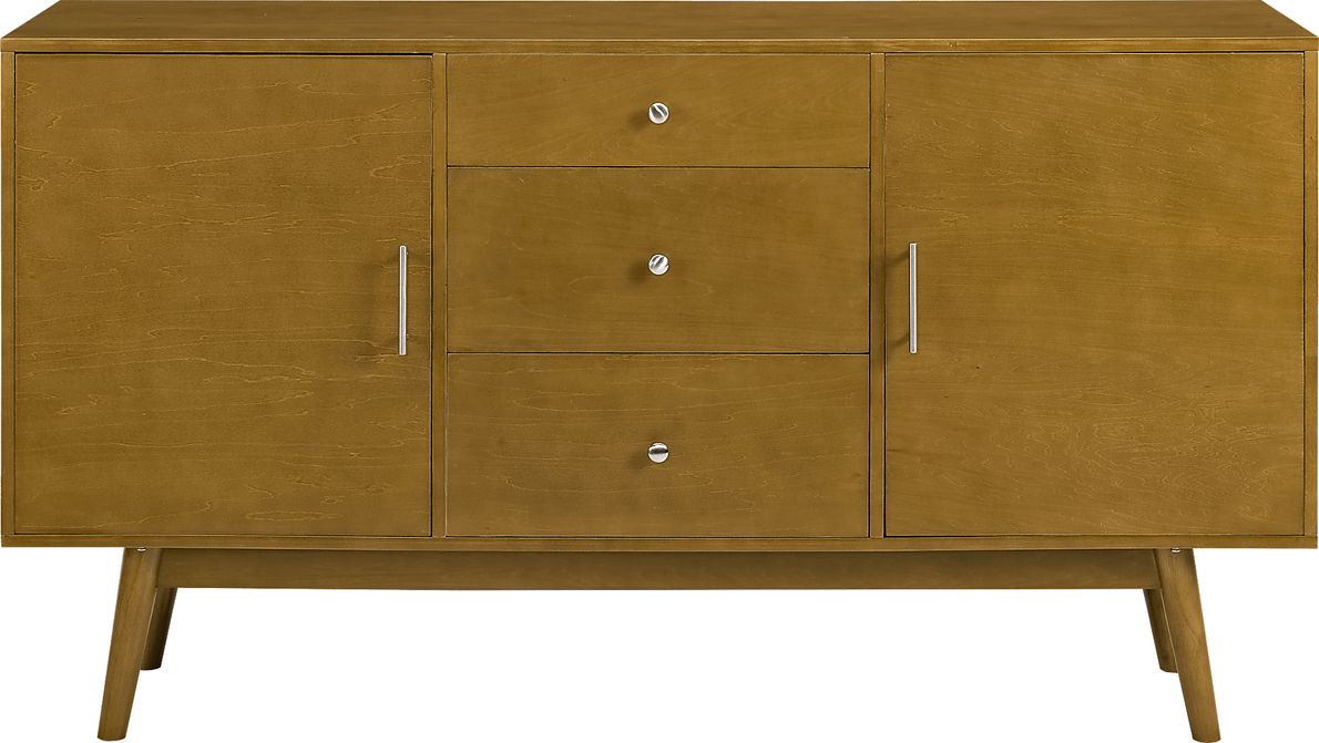 Darcy Brown Dark Wood Console - Rooms To Go