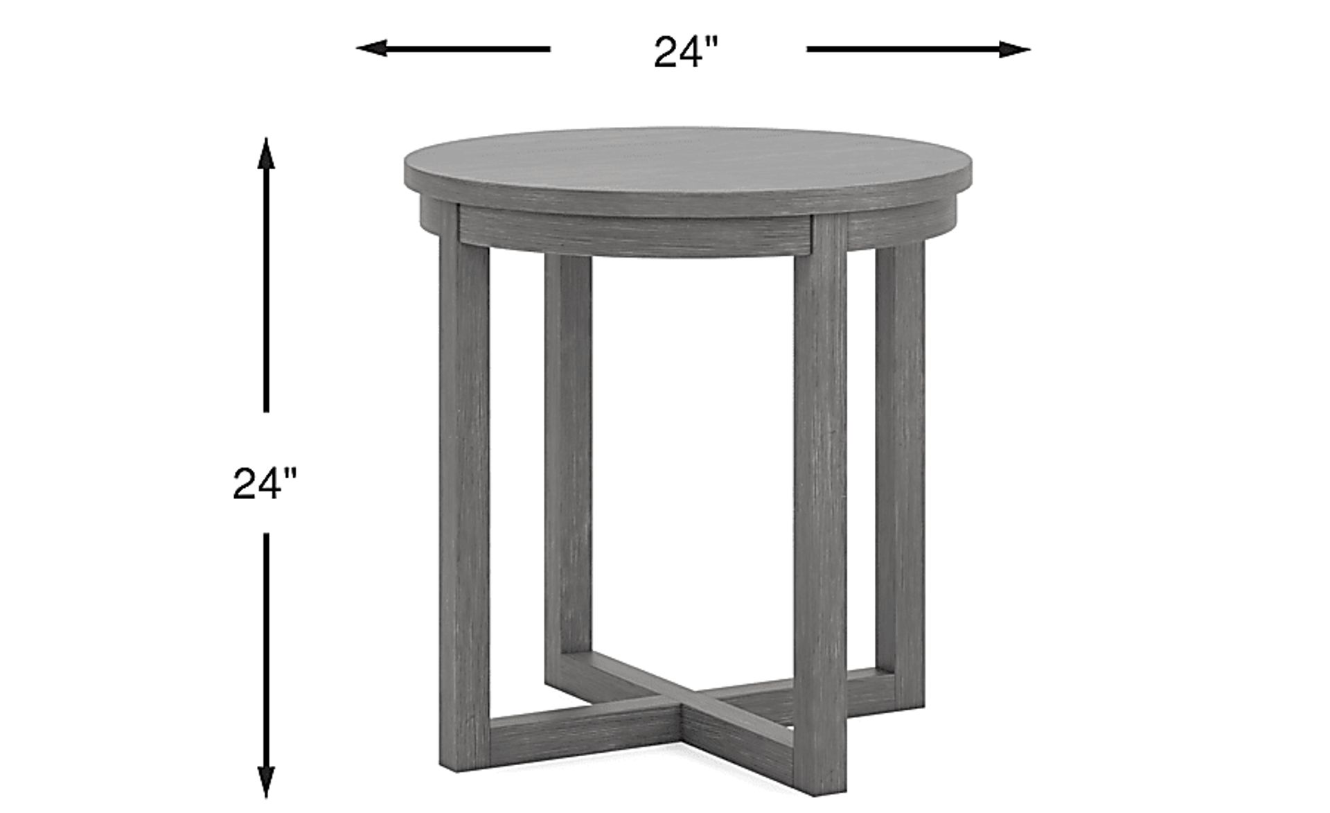 Darien Gray End Table | Rooms to Go