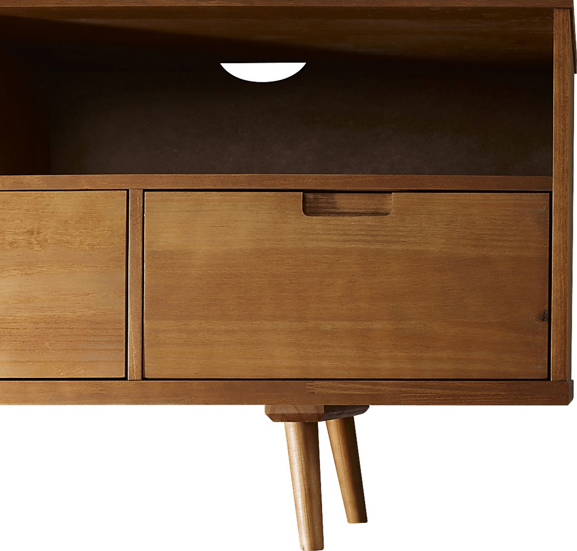 Dartwood Caramel 58 in. Console - Rooms To Go