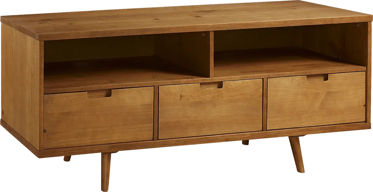 Dartwood Caramel Light Wood 58" Console | Rooms to Go