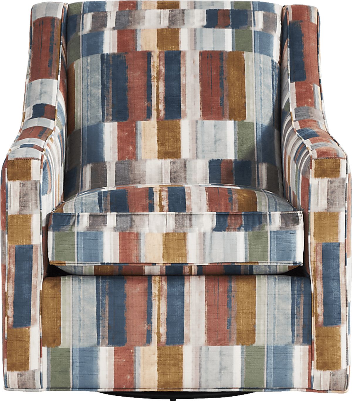 Dashell Multi Polyester Fabric Swivel Accent Chair | Rooms to Go