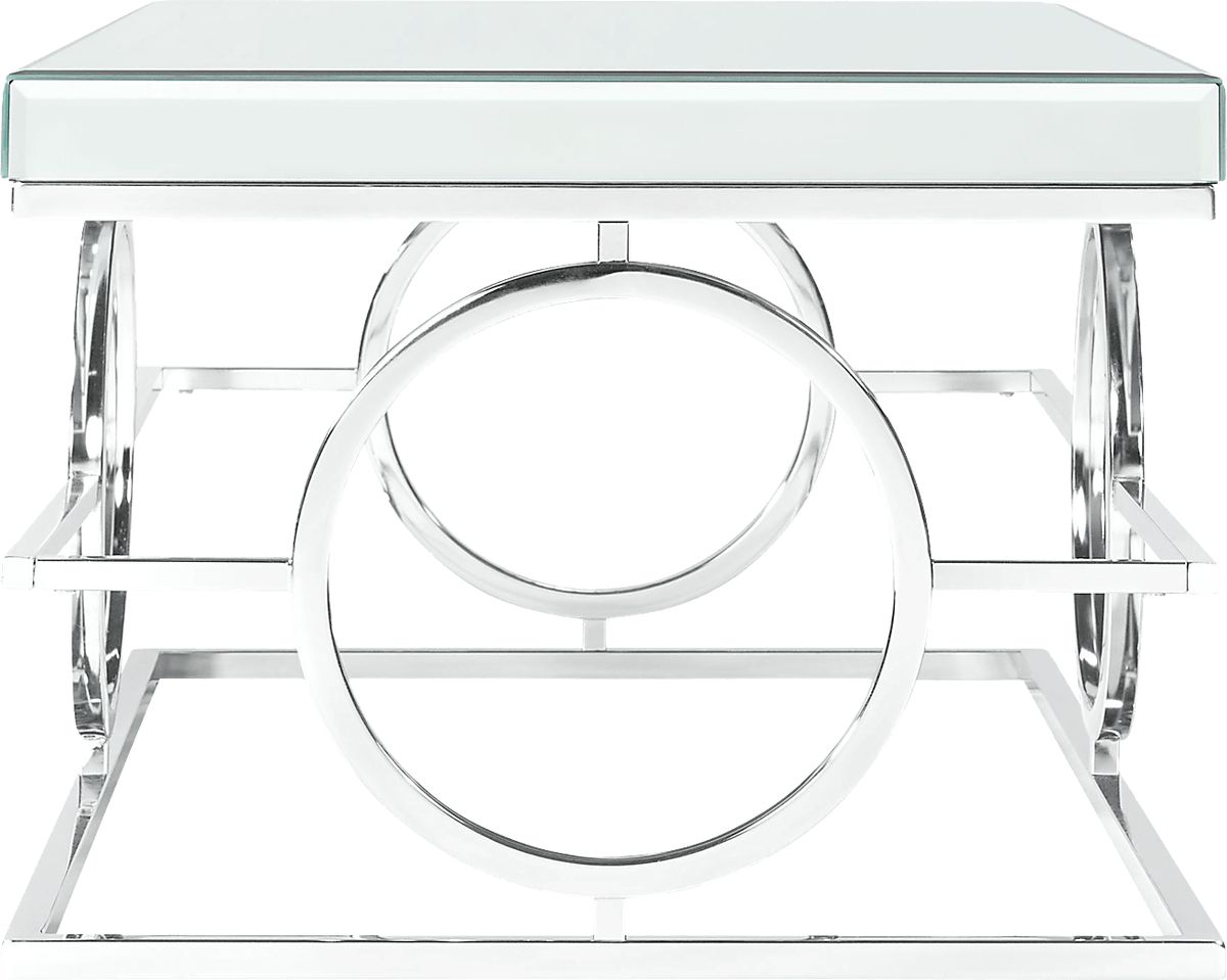 Dassow Chrome Gray Cocktail Table | Rooms to Go