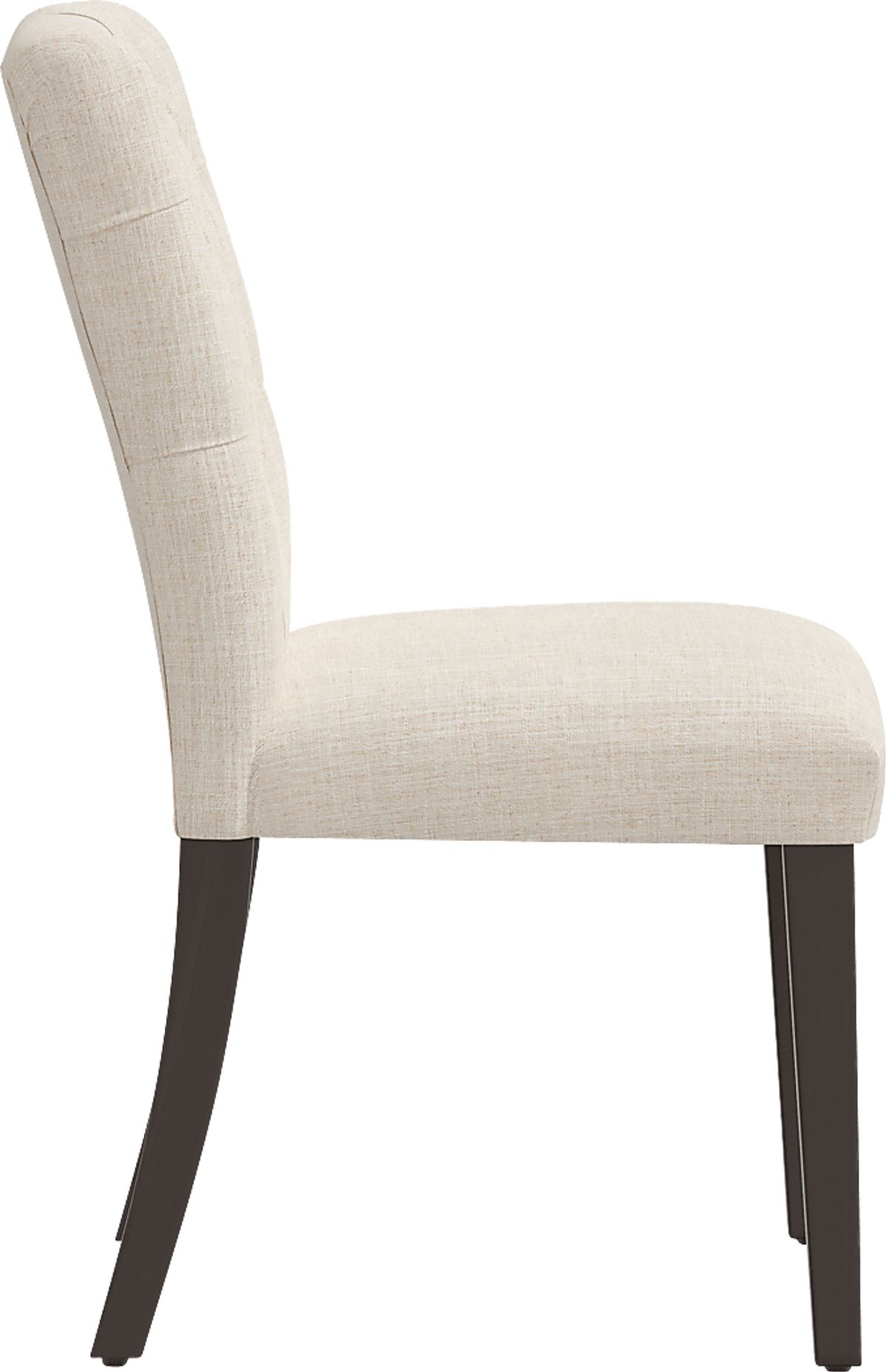 Dati Cream Colors,Light Wood,White Cotton Fabric Dining Chairs | Rooms ...