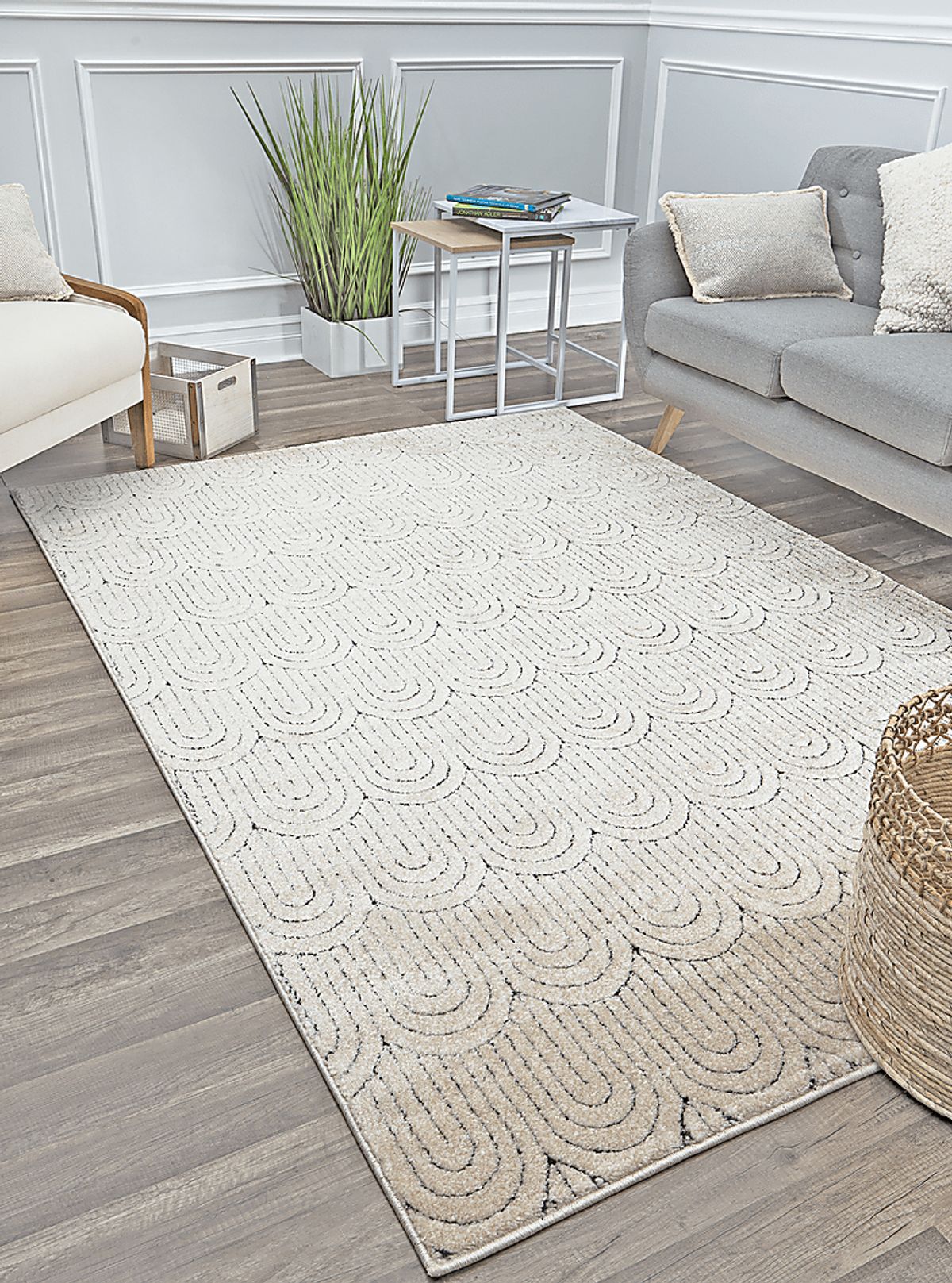 Davelynn Tan Beige,Brown Rug | Rooms to Go