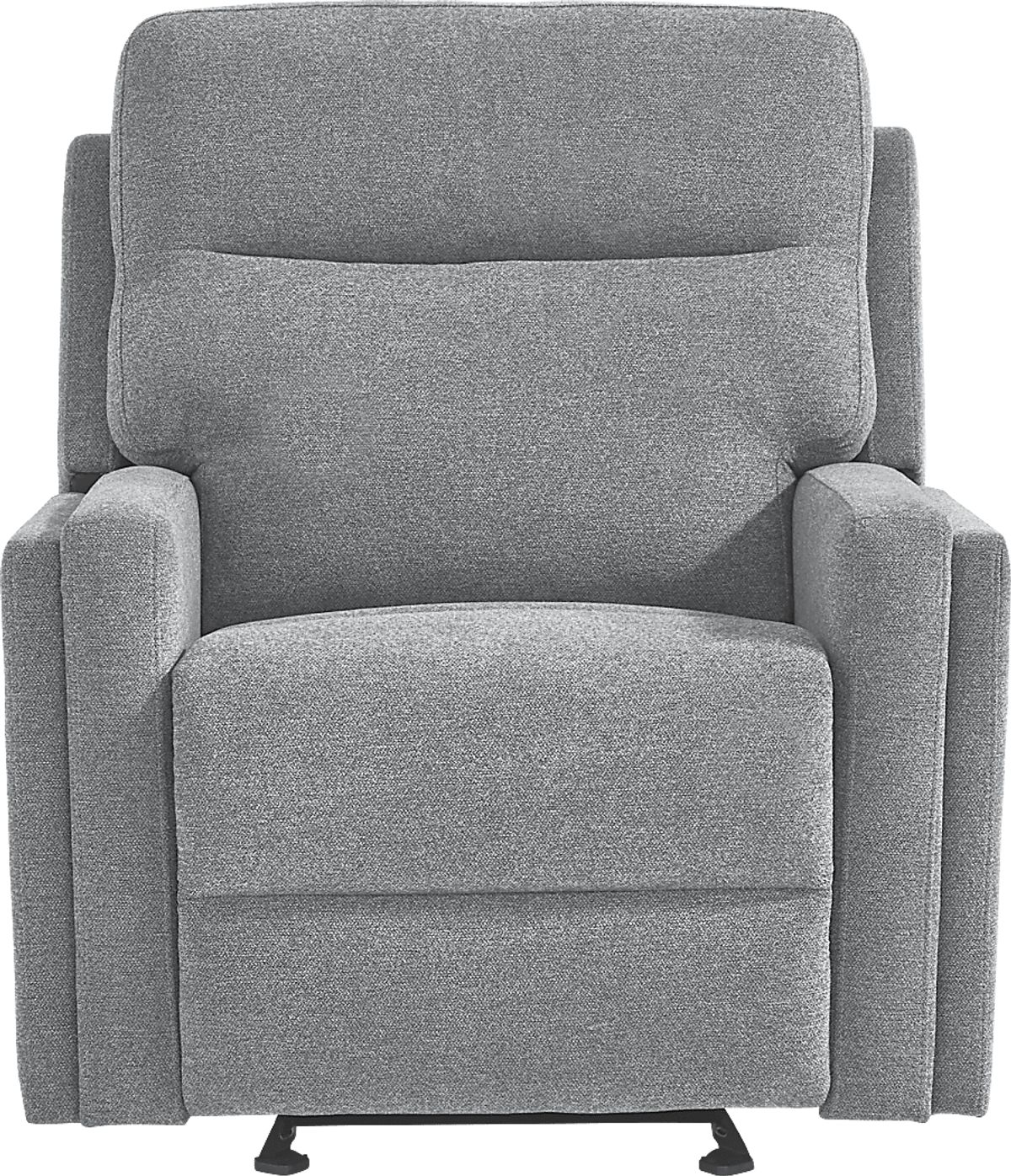 Davis Bay Gray Microfiber Recliner | Rooms to Go