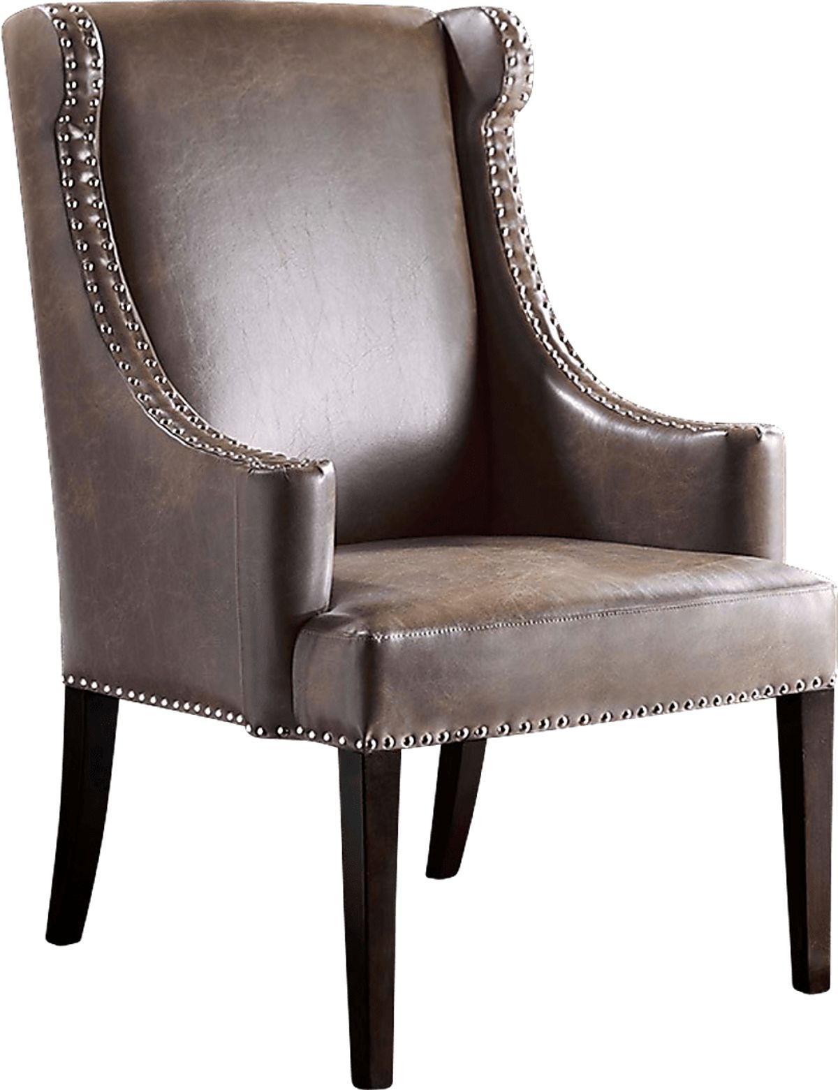 Davlin Brown Polyester Fabric Accent Chair | Rooms to Go