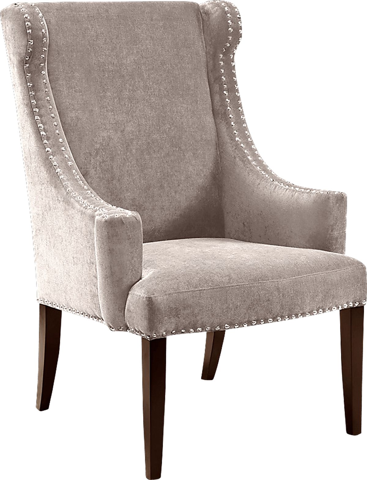 Davlin Taupe Beige Polyester Fabric Accent Chair | Rooms to Go