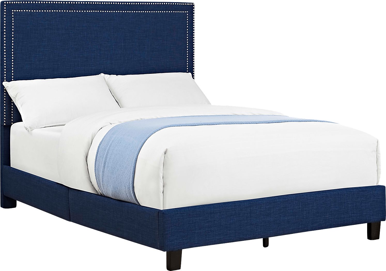 Davmor Blue Full Bed - Rooms To Go