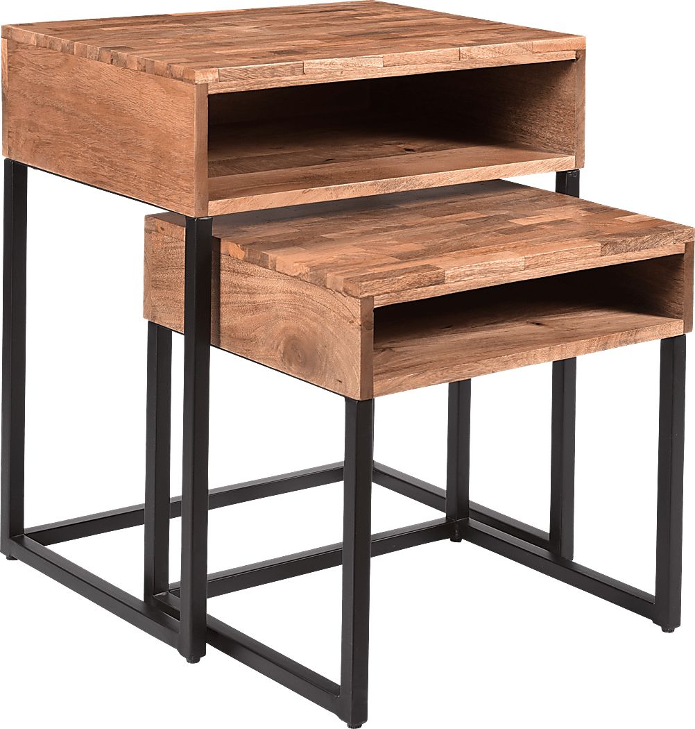Dawlin Brown Nesting Tables, Set of 2 - Rooms To Go
