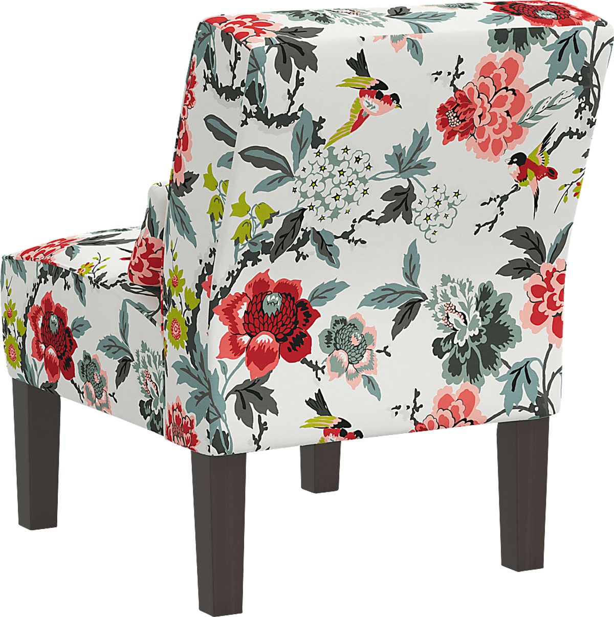 Daykin Pink,White Cotton Fabric Accent Chair | Rooms to Go