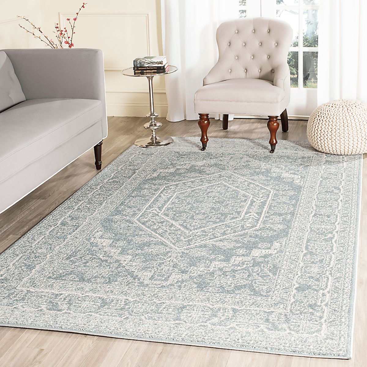 Daylee Slate Gray Rug | Rooms to Go