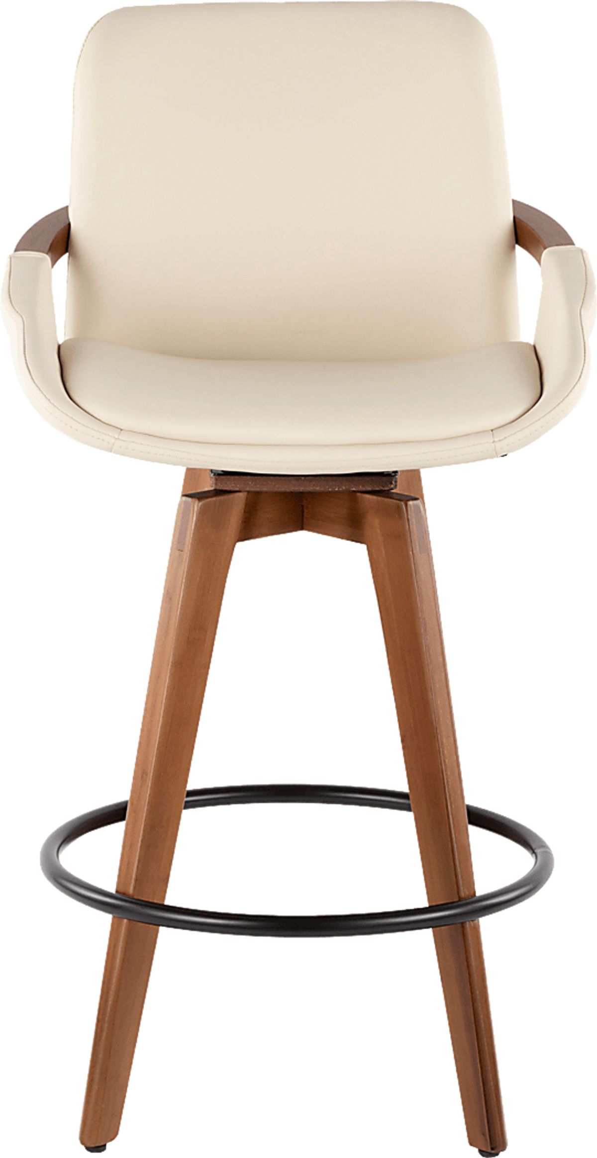 Daylilly Cream Colors,Light Wood,White Counter Stool | Rooms to Go