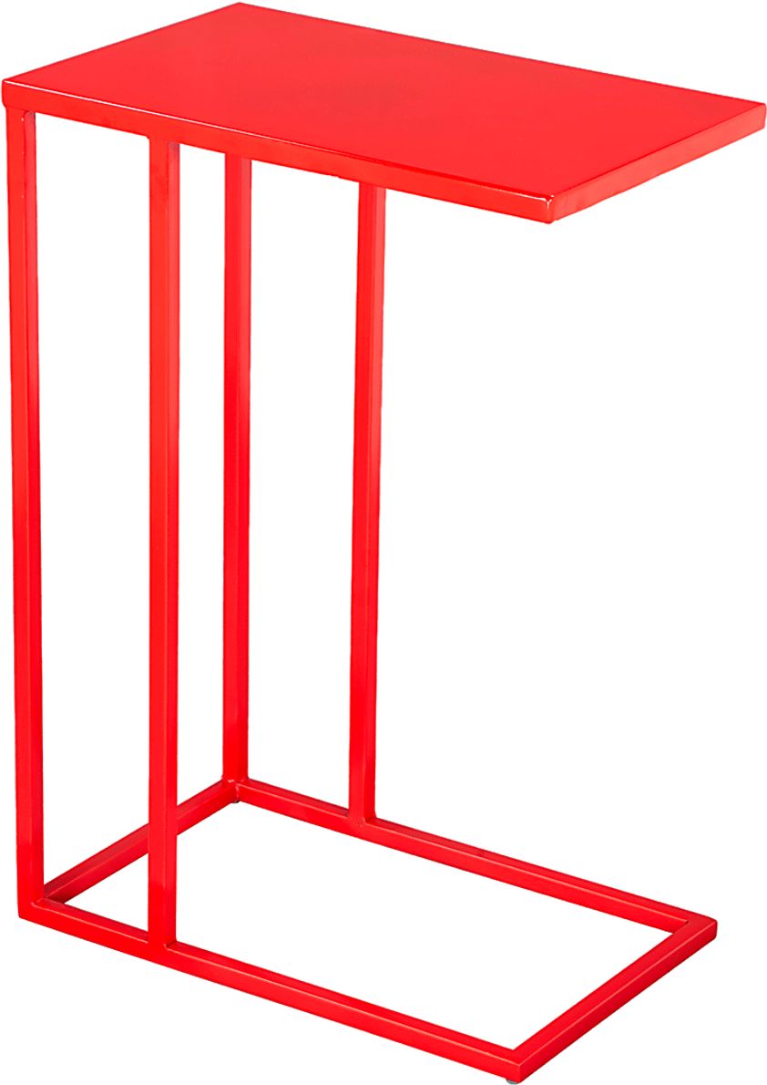 Dearmoun Red Colors End Table - Rooms To Go