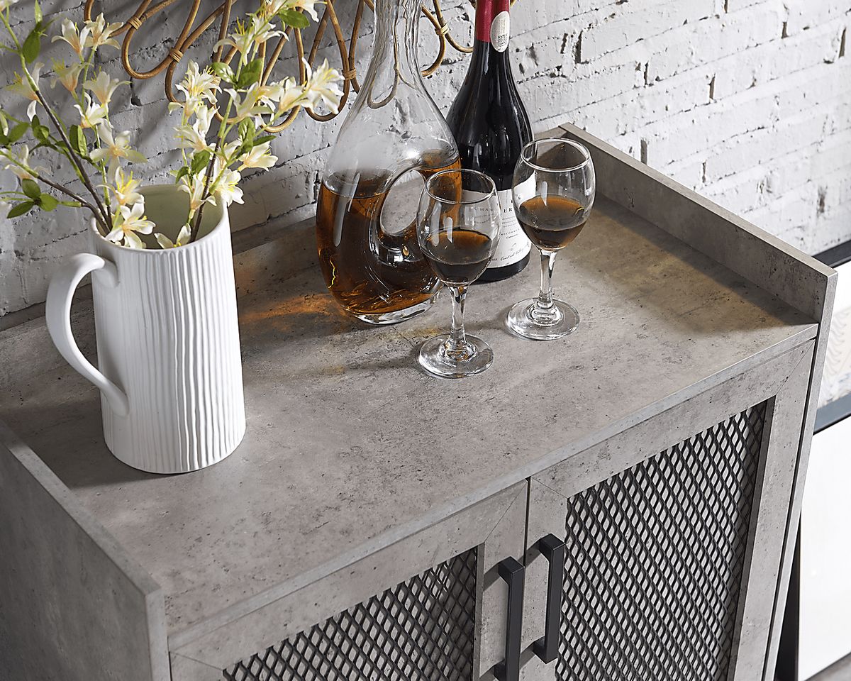 Deauville Gray Server | Rooms to Go