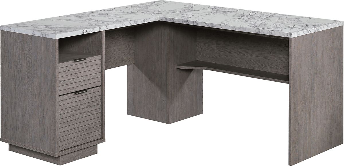 Deirdra Gray Desk | Rooms to Go