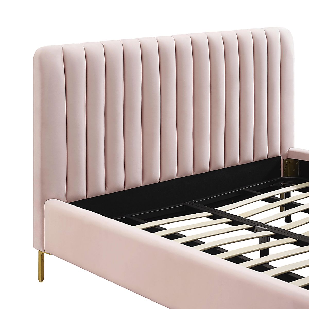 Delia May Blush Colors,Pink Pink Polyester Fabric Full Bed | Rooms to Go