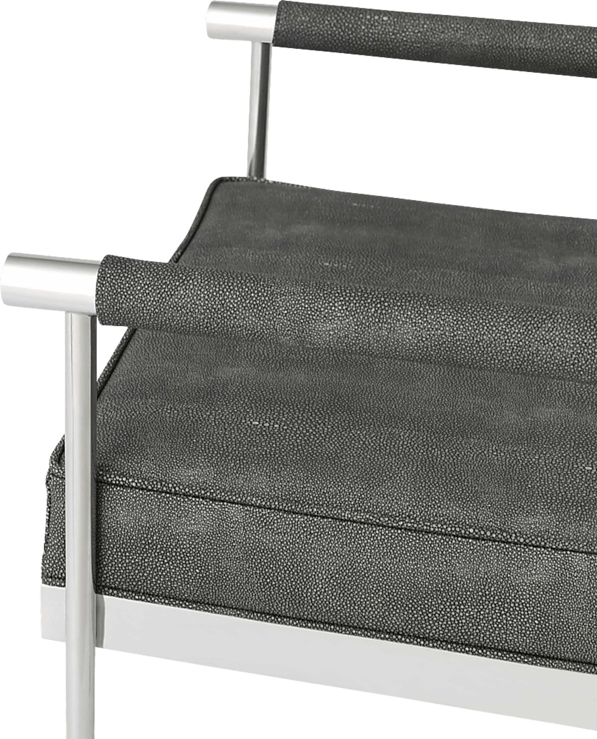 Delina Elle Dark Gray Bench | Rooms to Go