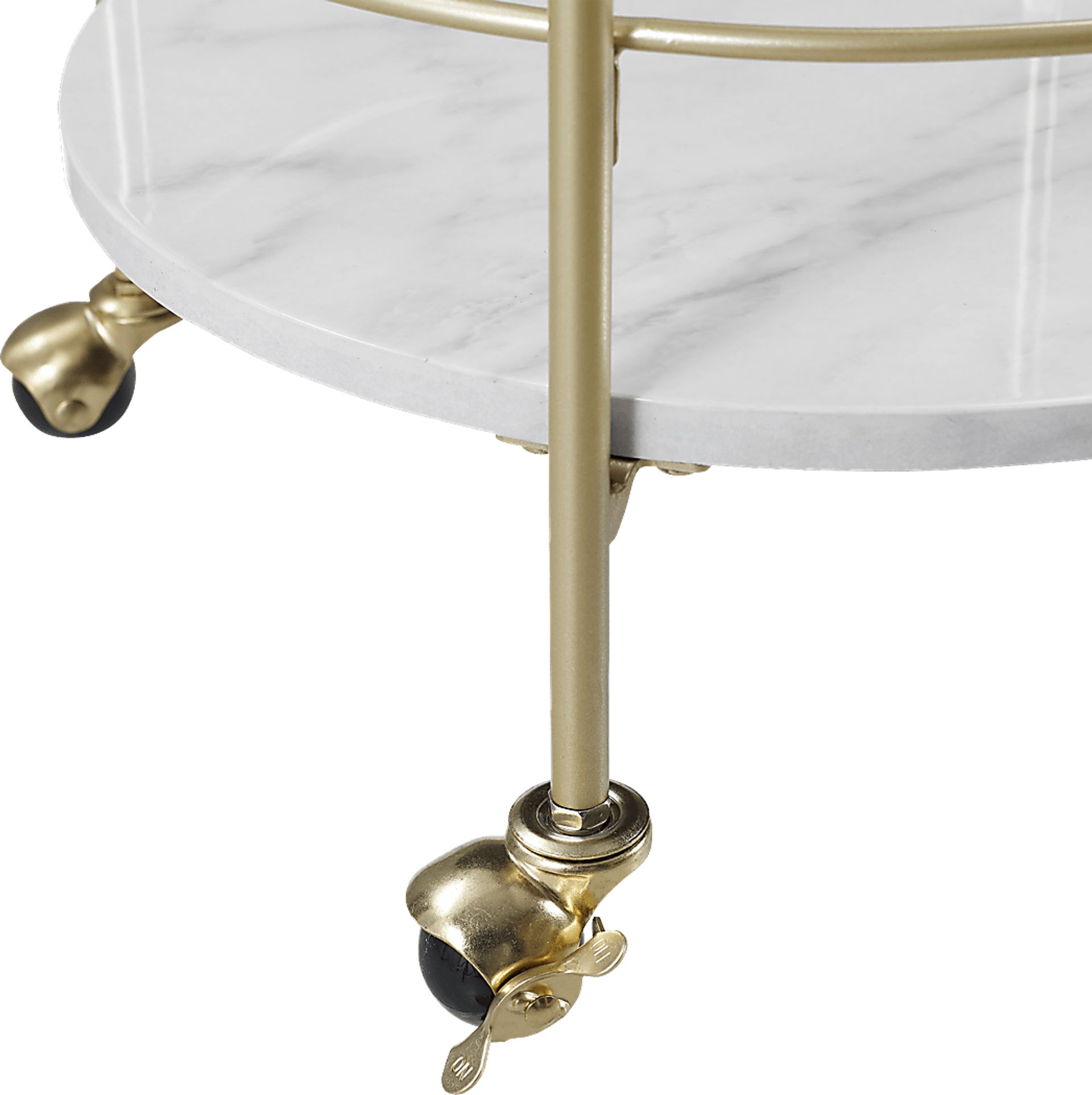 Delverton White Colors,White Bar Cart | Rooms to Go