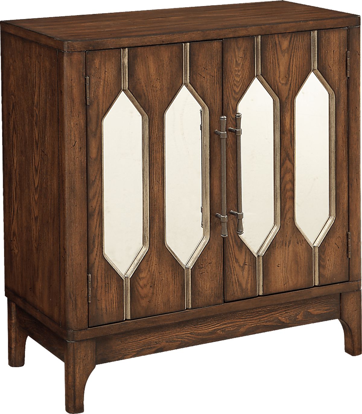 Delvin Brown Dark Wood Accent Cabinet | Rooms to Go