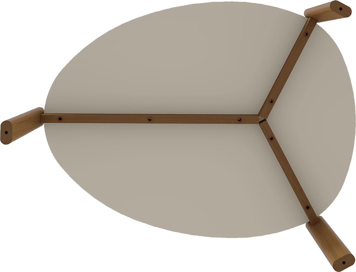Demerest VI Off-White Beige,White Cocktail Table | Rooms to Go