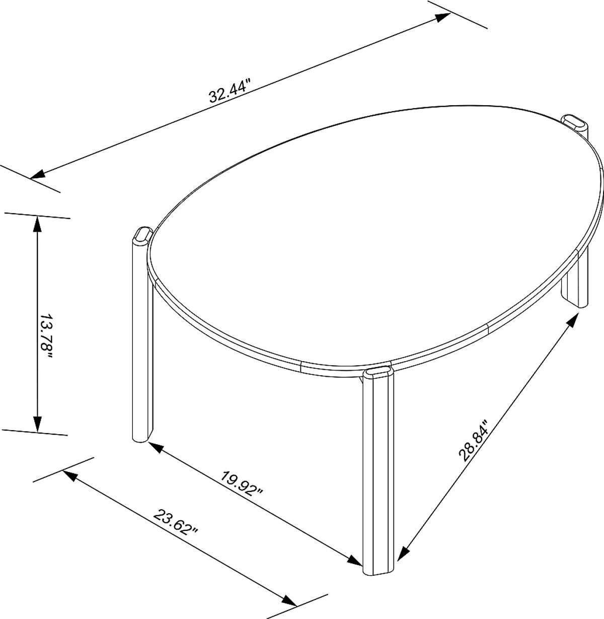 Demerest VI Off-White Beige,White Cocktail Table | Rooms to Go