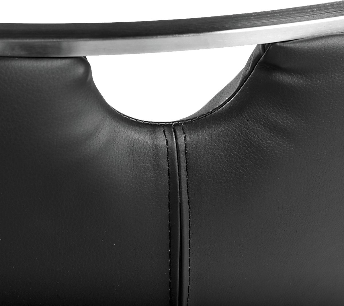 Demilo Black Synthetic Fabric Dining Chair | Rooms to Go