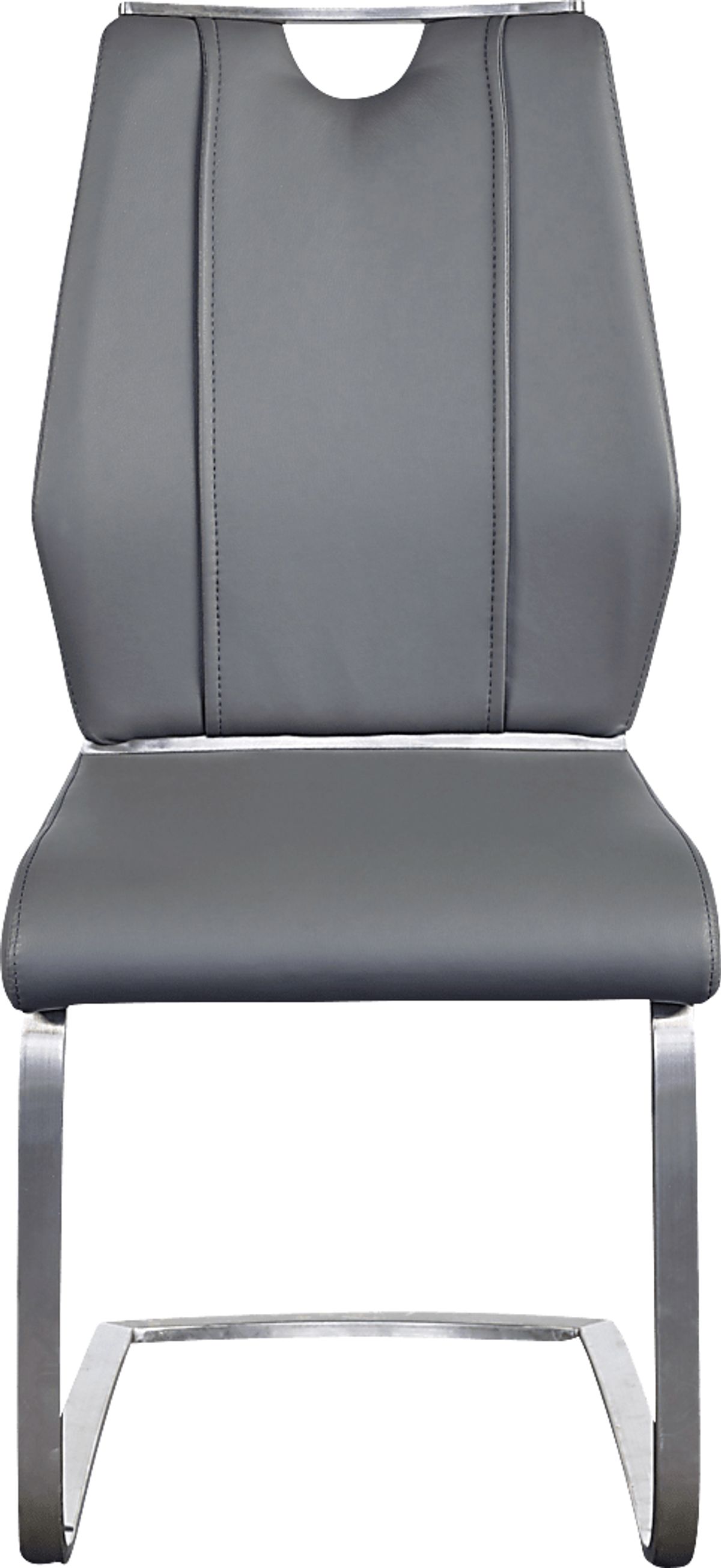 Demilo Gray Synthetic Fabric Dining Chair | Rooms to Go