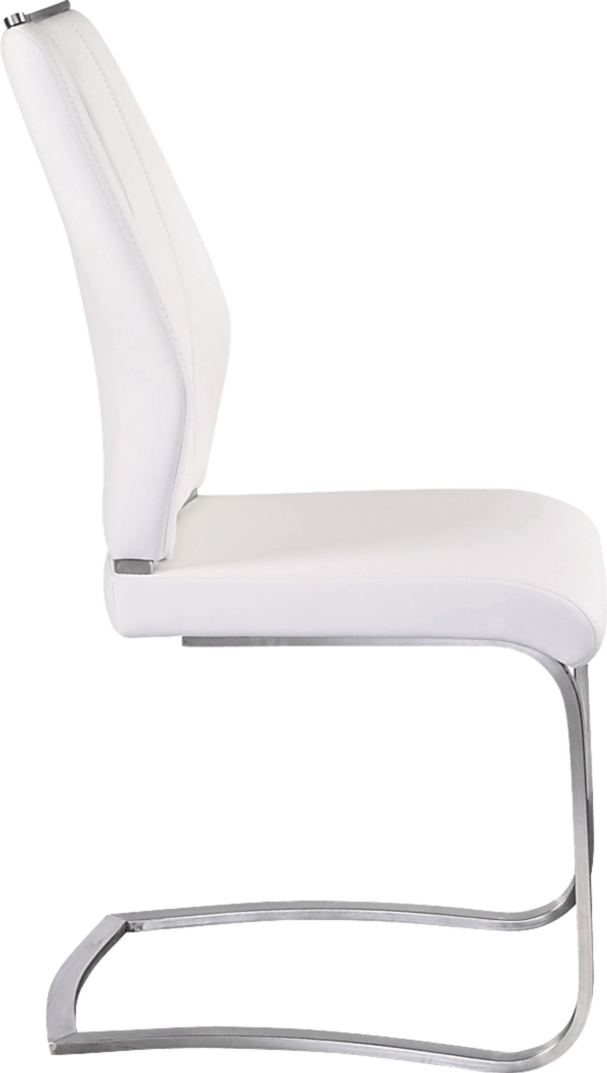 Demilo White Synthetic Fabric Dining Chair | Rooms to Go
