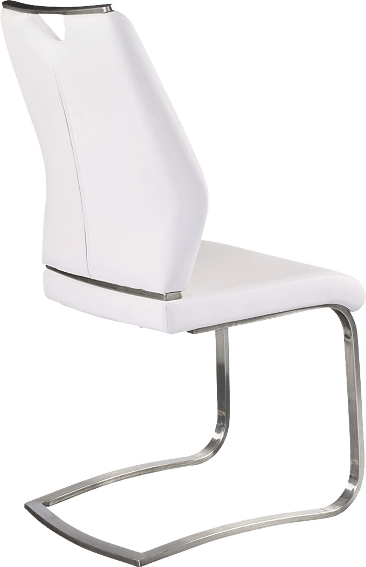 Demilo White Synthetic Fabric Dining Chair | Rooms to Go