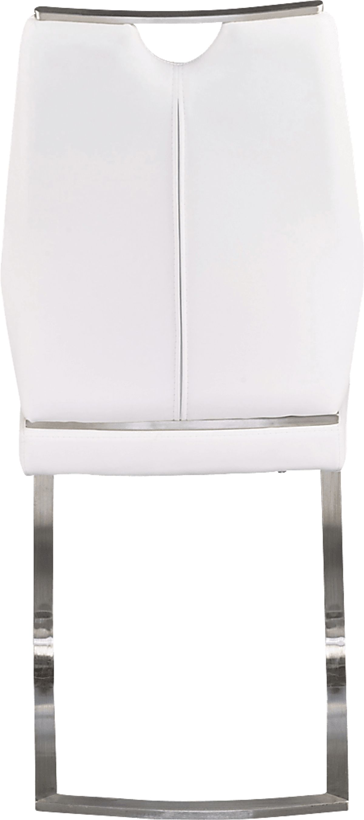 Demilo White Synthetic Fabric Dining Chair | Rooms to Go