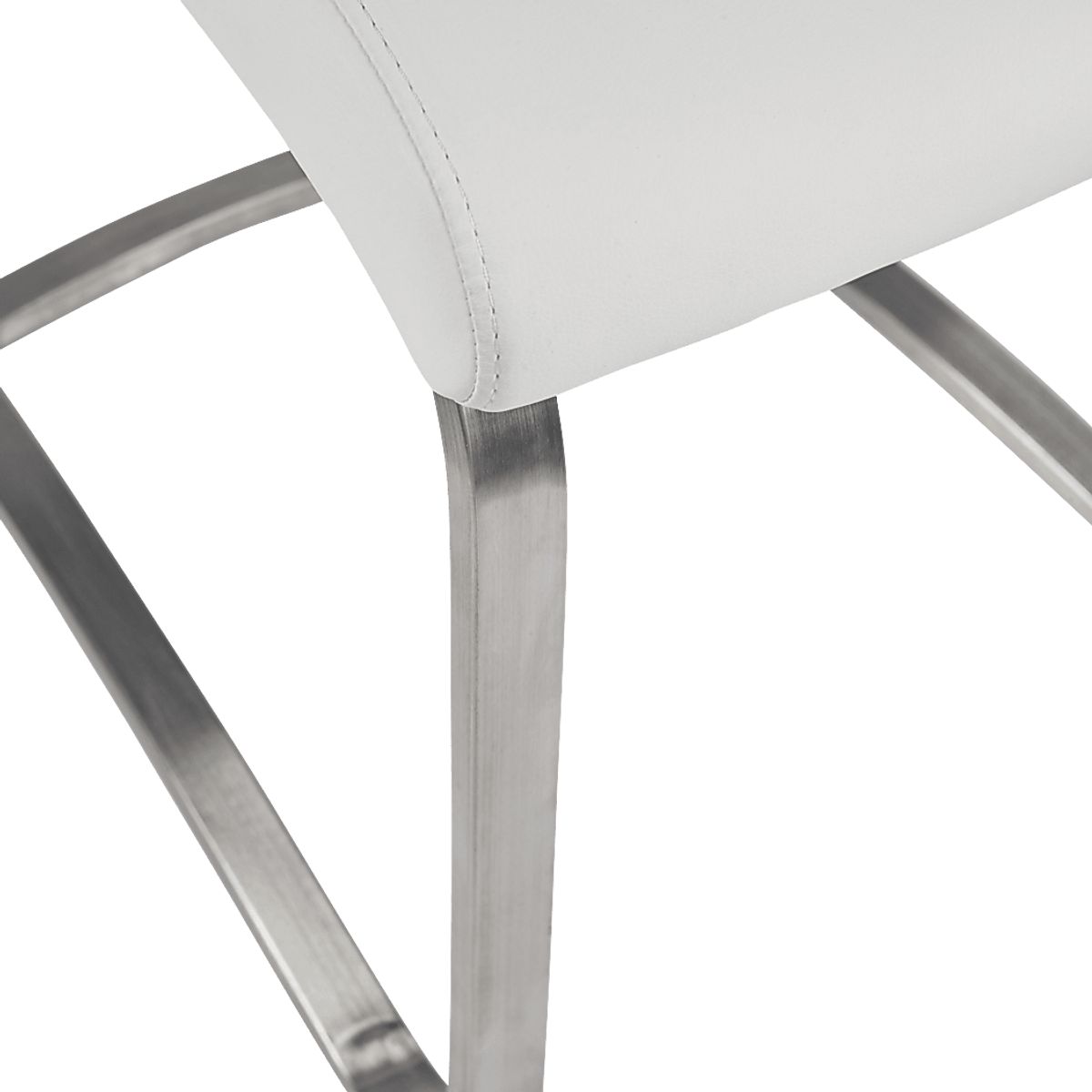 Demilo White Synthetic Fabric Dining Chair | Rooms to Go