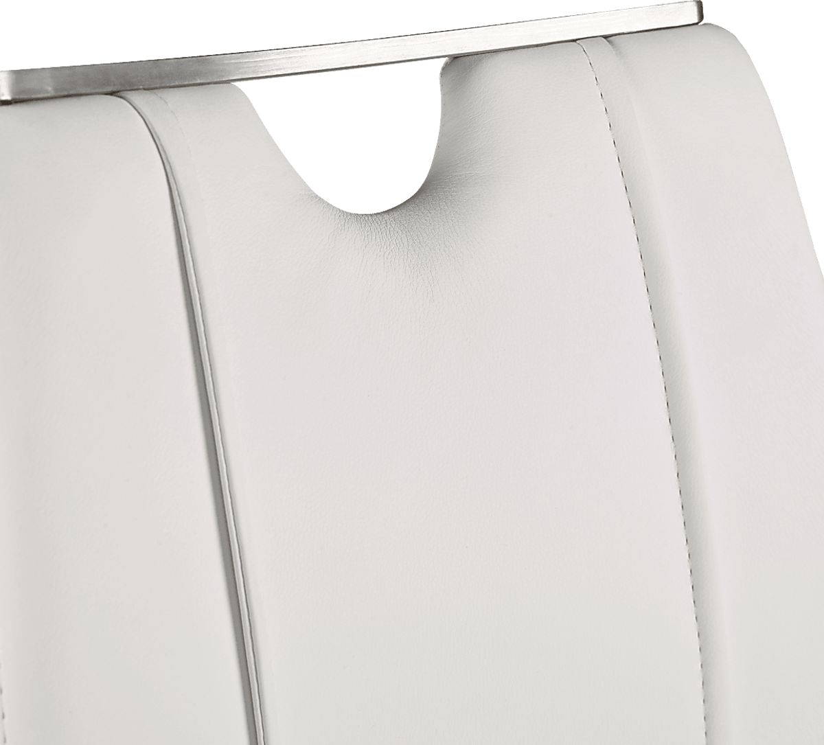 Demilo White Synthetic Fabric Dining Chair | Rooms to Go