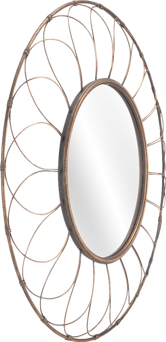 Dengarden Gold Mirror - Rooms To Go