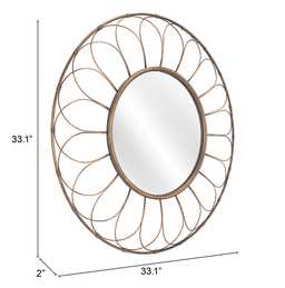 Dengarden Gold Colors,Metal Mirror | Rooms to Go