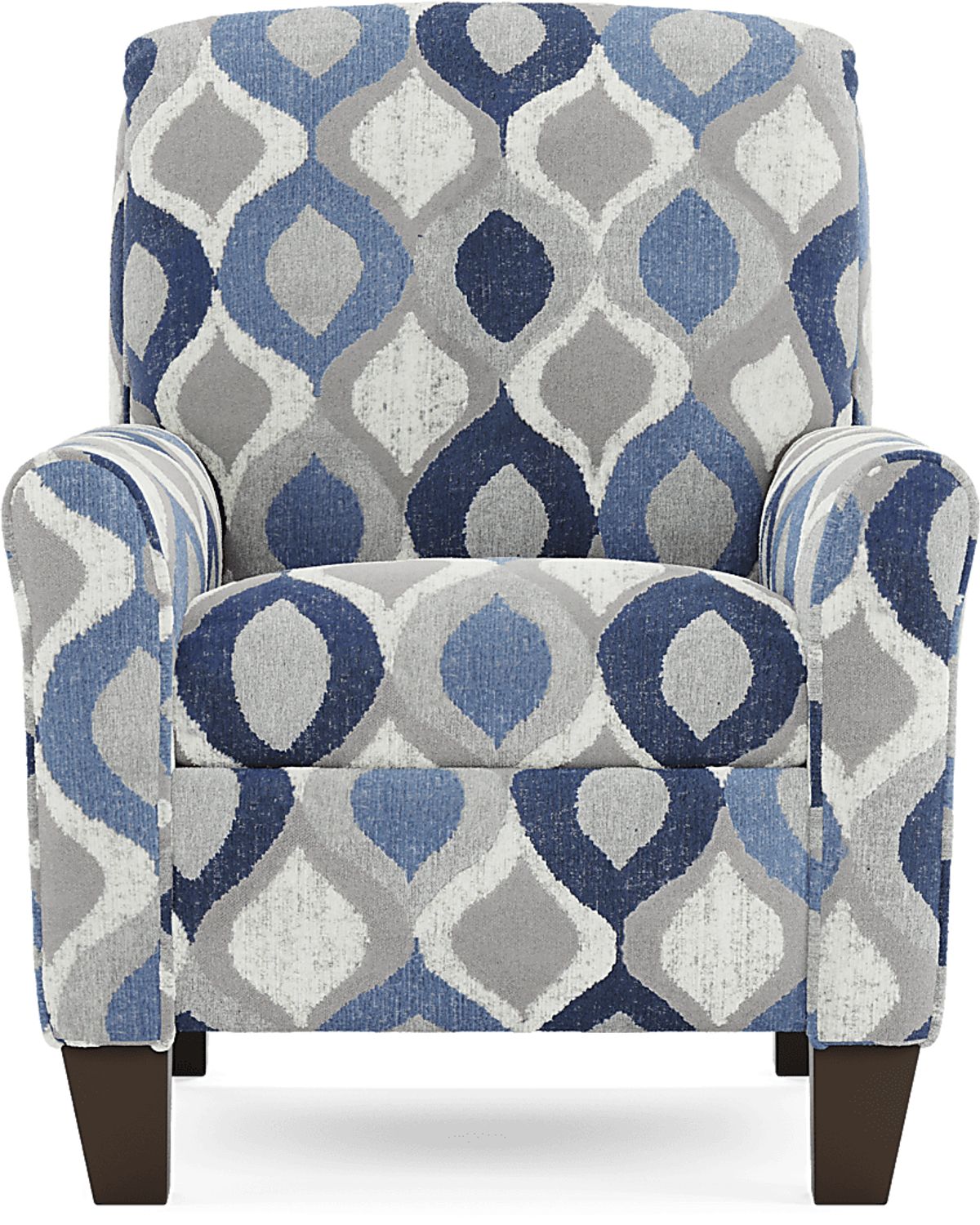 Dennin Heights Gray Woven Push Back Recliner | Rooms to Go