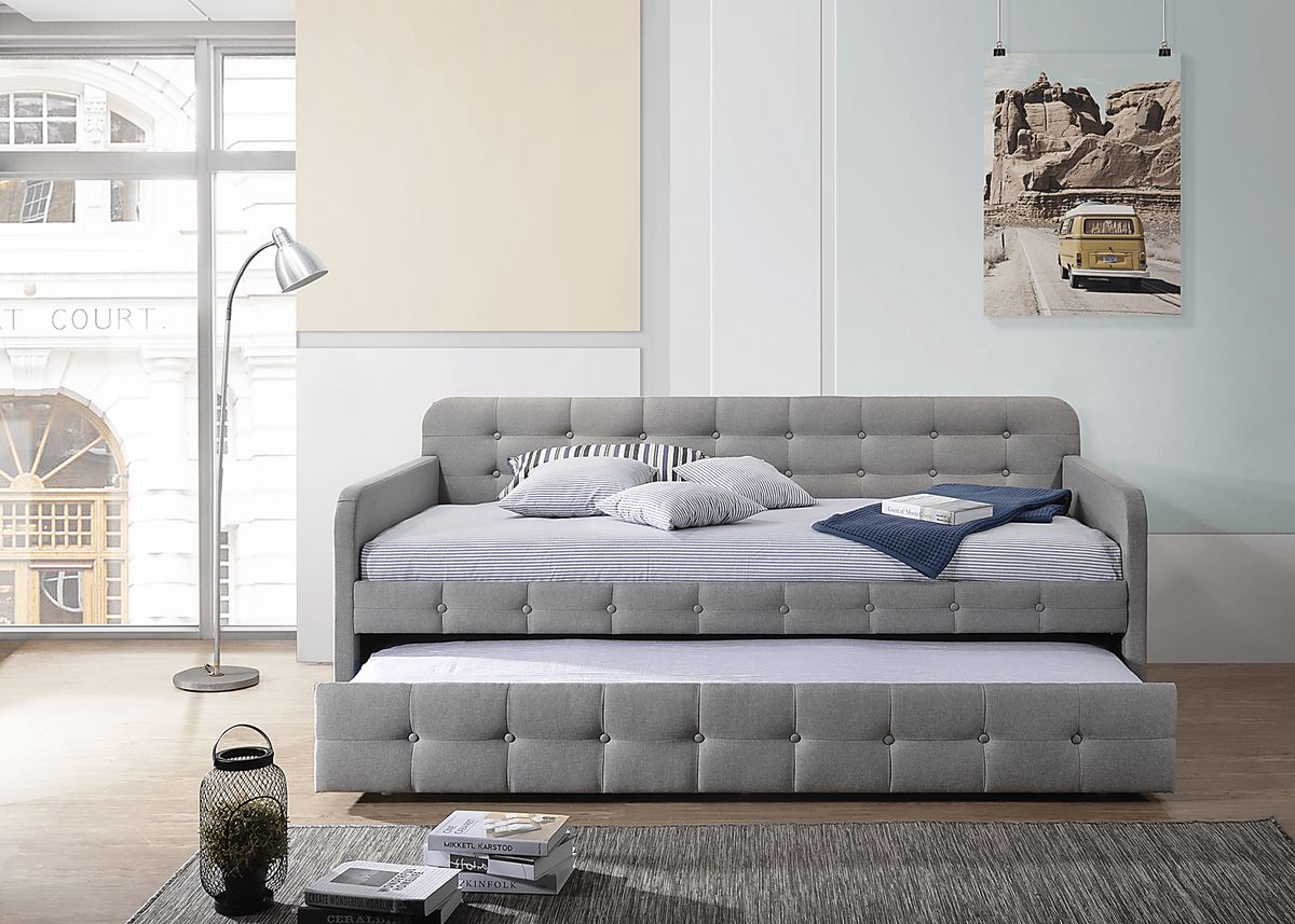 Densmore Gray Polyester Fabric Daybed | Rooms to Go