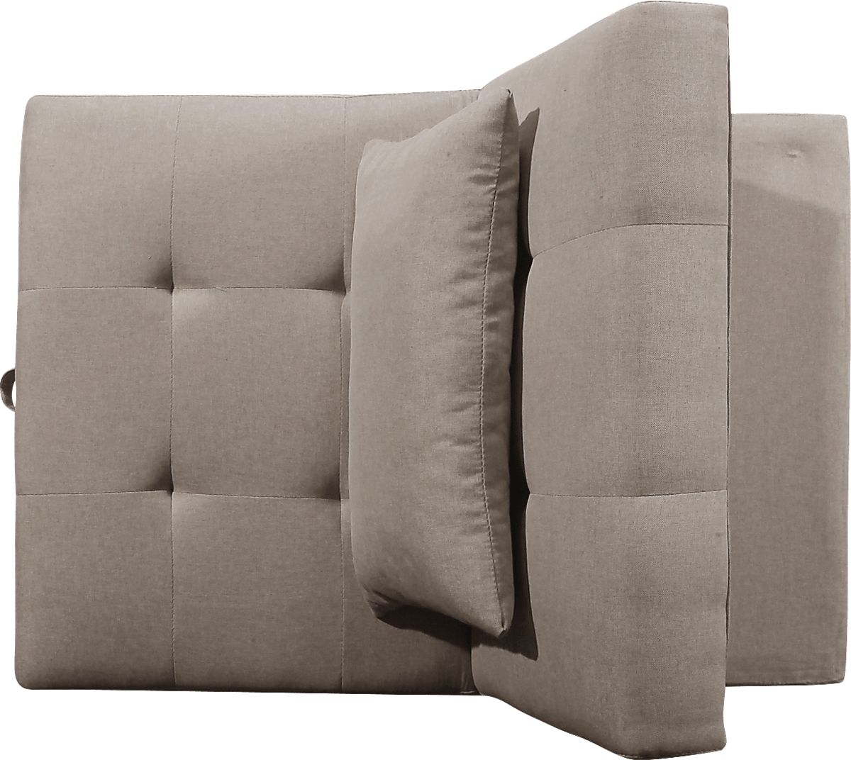 Denvir Beige Polyester Fabric Adjustable Back Chair | Rooms to Go