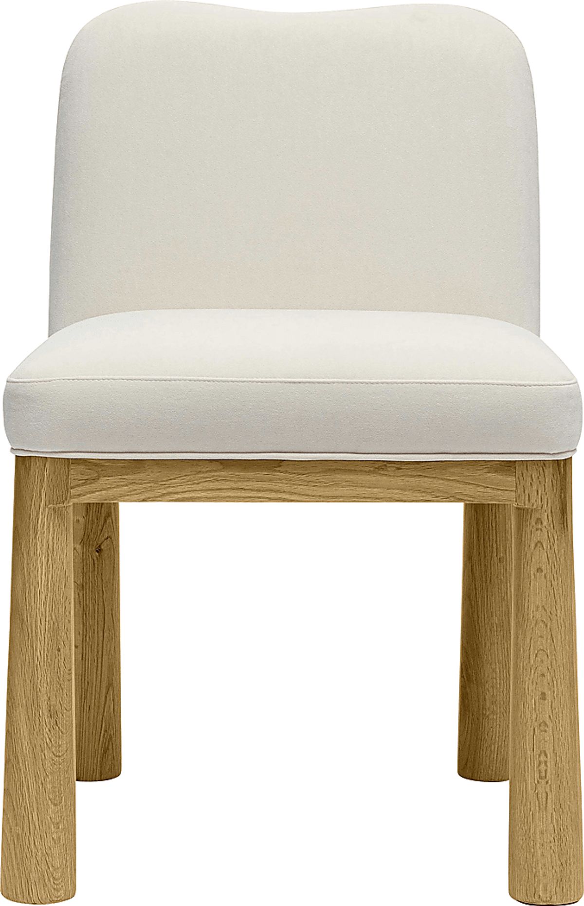 Deorsam Cream Beige Polyester Fabric Dining Chair | Rooms to Go