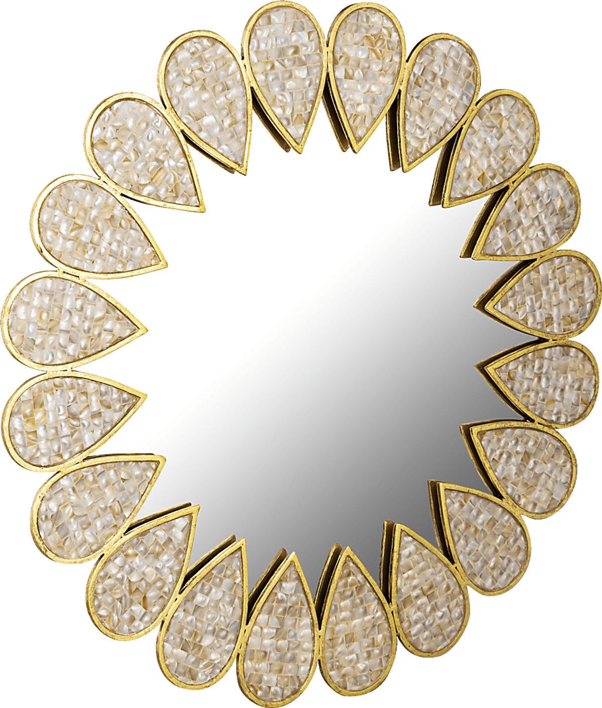 Derting Gold Yellow Mirror | Rooms to Go