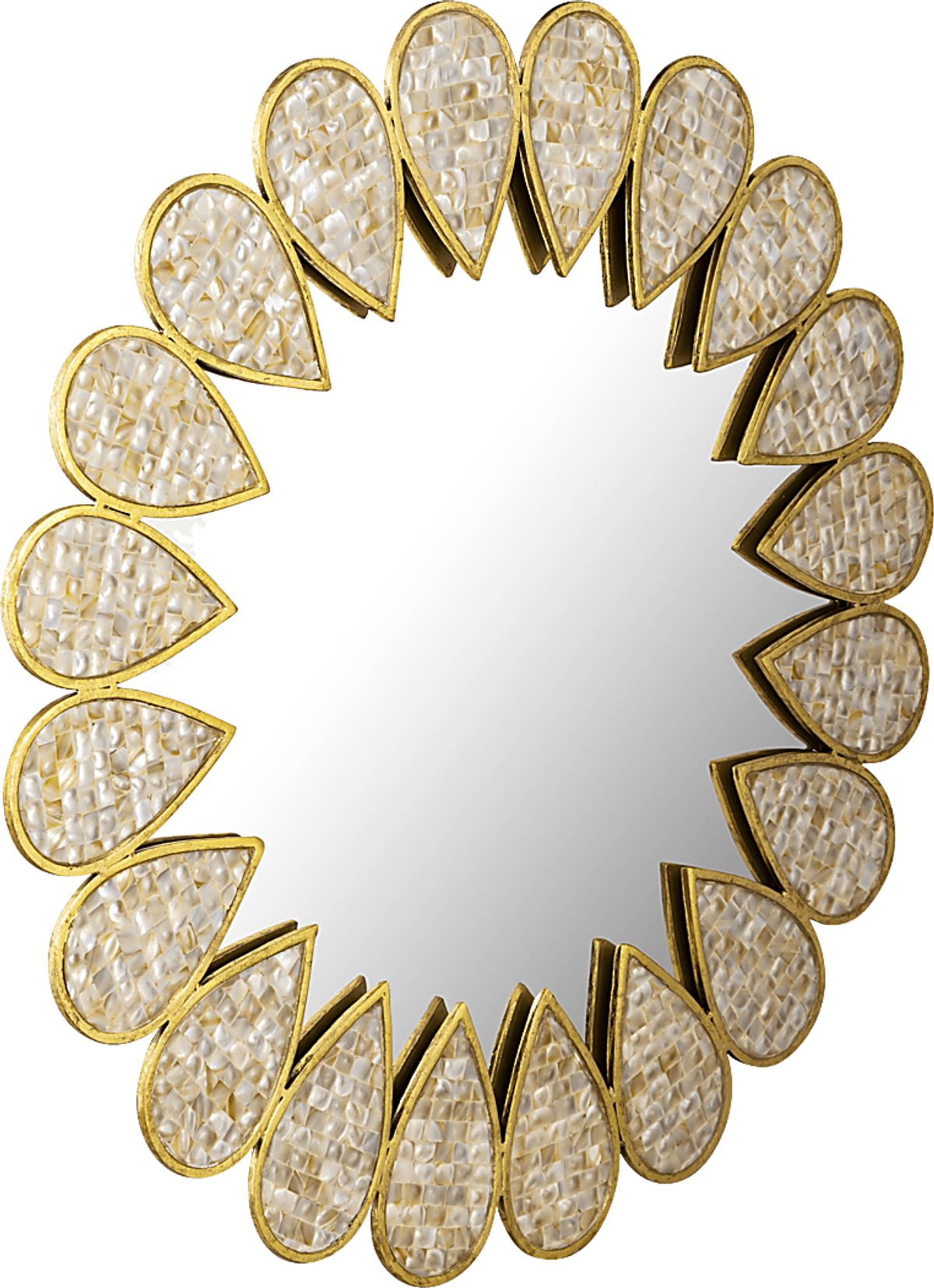 Derting Gold Yellow Mirror | Rooms to Go