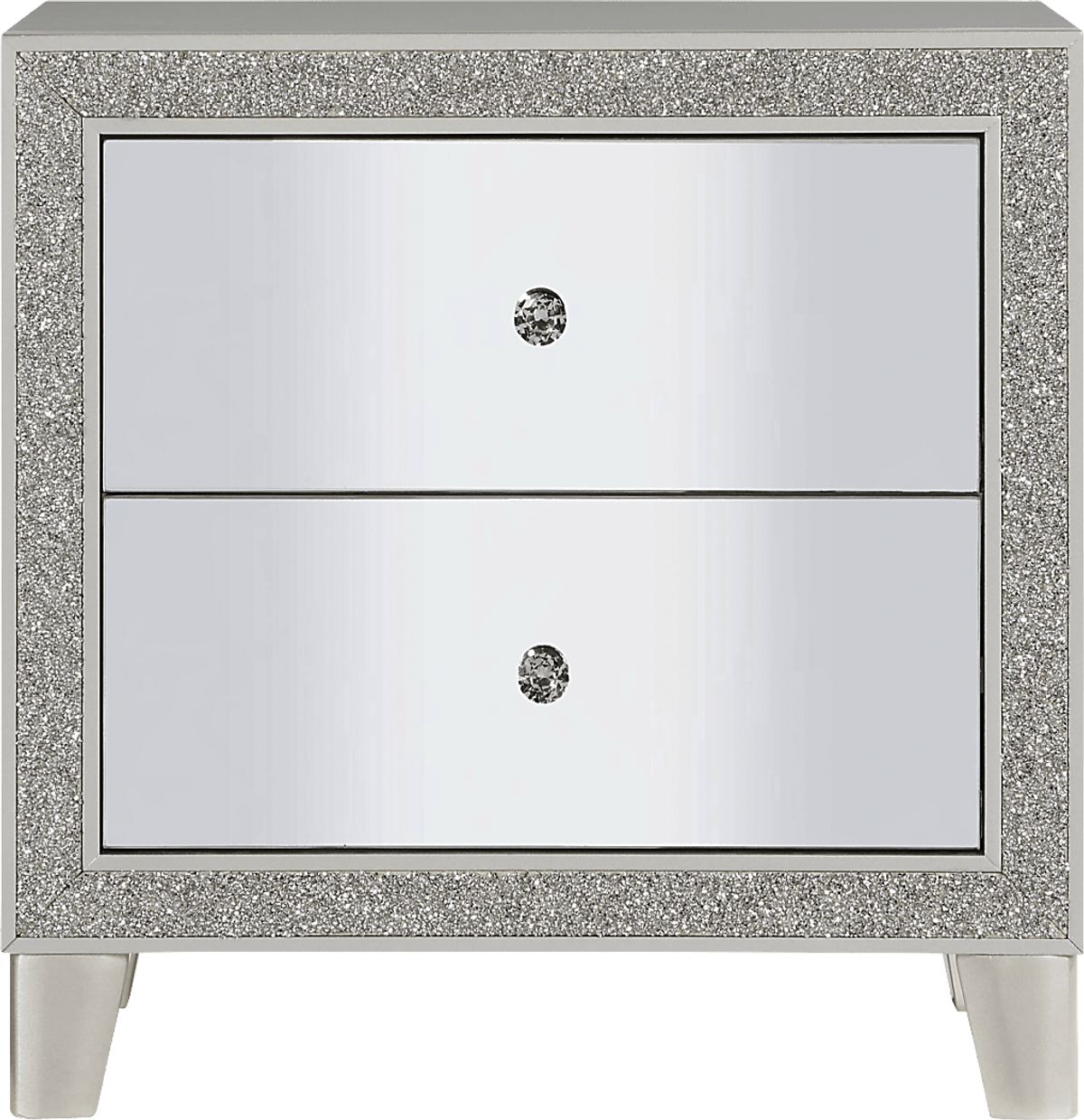 Desiles Champagne Beige Nightstand | Rooms to Go