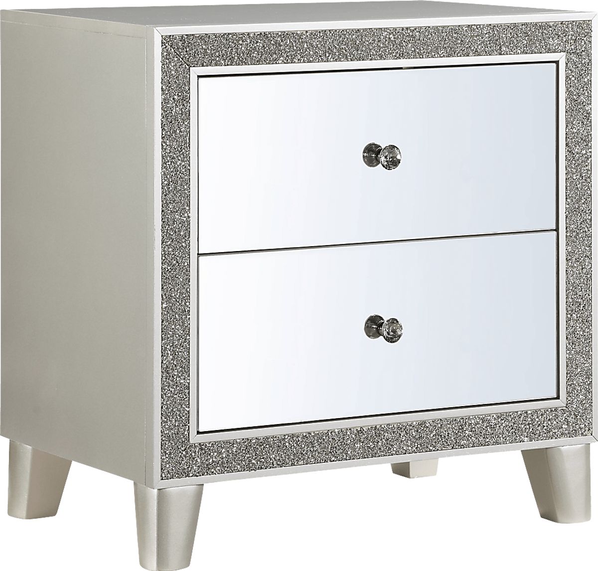 Desiles Champagne Beige Nightstand | Rooms to Go