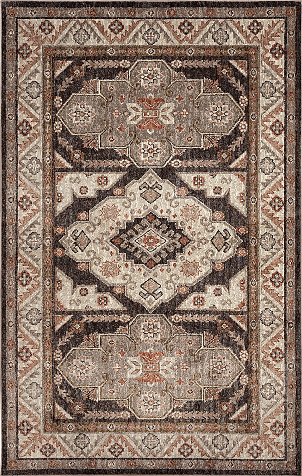 Devdan Terracotta Orange Rugs | Rooms to Go