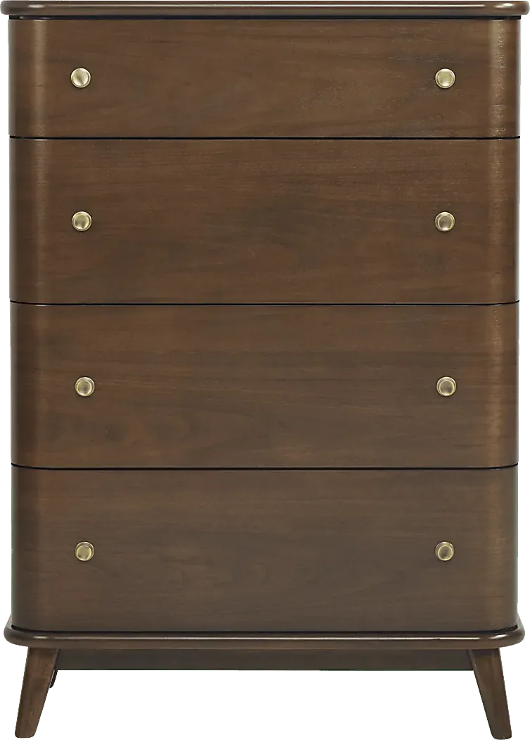 Devon Loft Walnut Dark Wood Chest | Rooms to Go