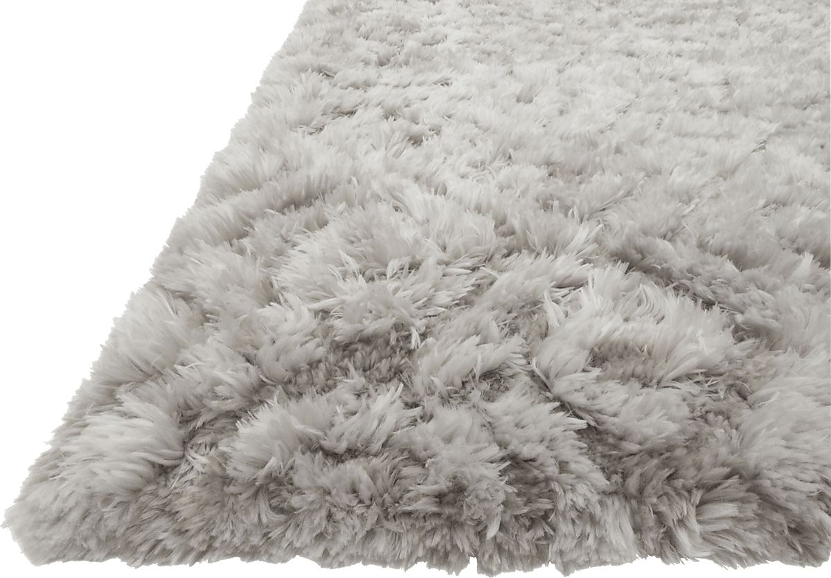 Diamond Plush Gray Rug | Rooms to Go