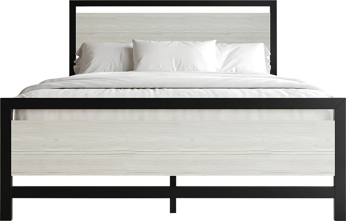 Diamondbite Gray King Bed | Rooms to Go
