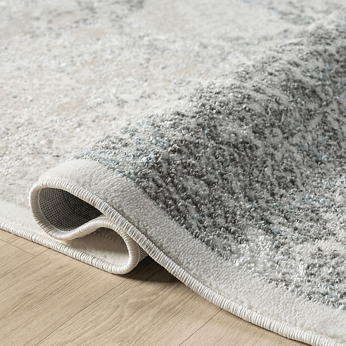 Digsoll Gray,Ivory Beige,Gray Rugs | Rooms to Go