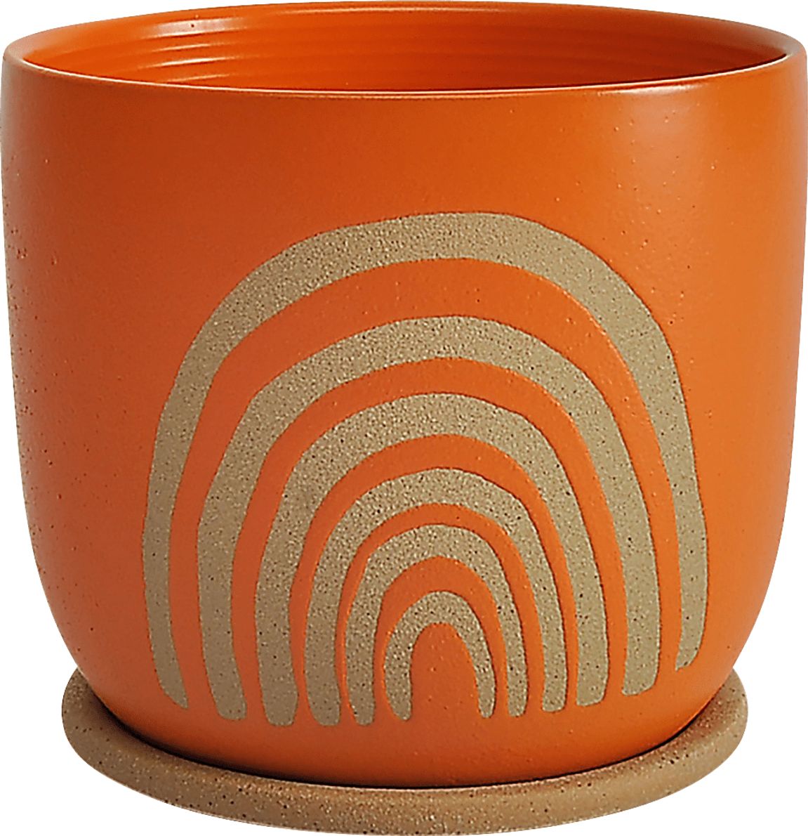 Dilwoth Orange Colors Orange,Red Planter - Rooms To Go